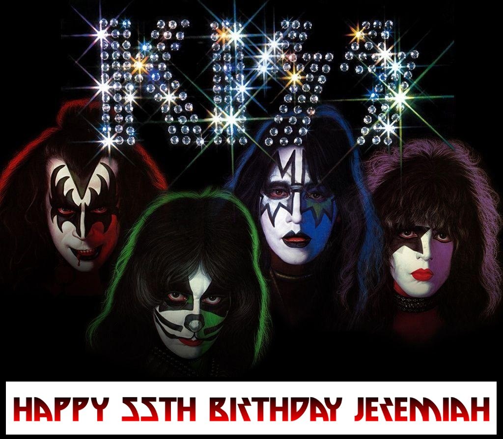 KISS Rock Band Edible image Cake topper decoration