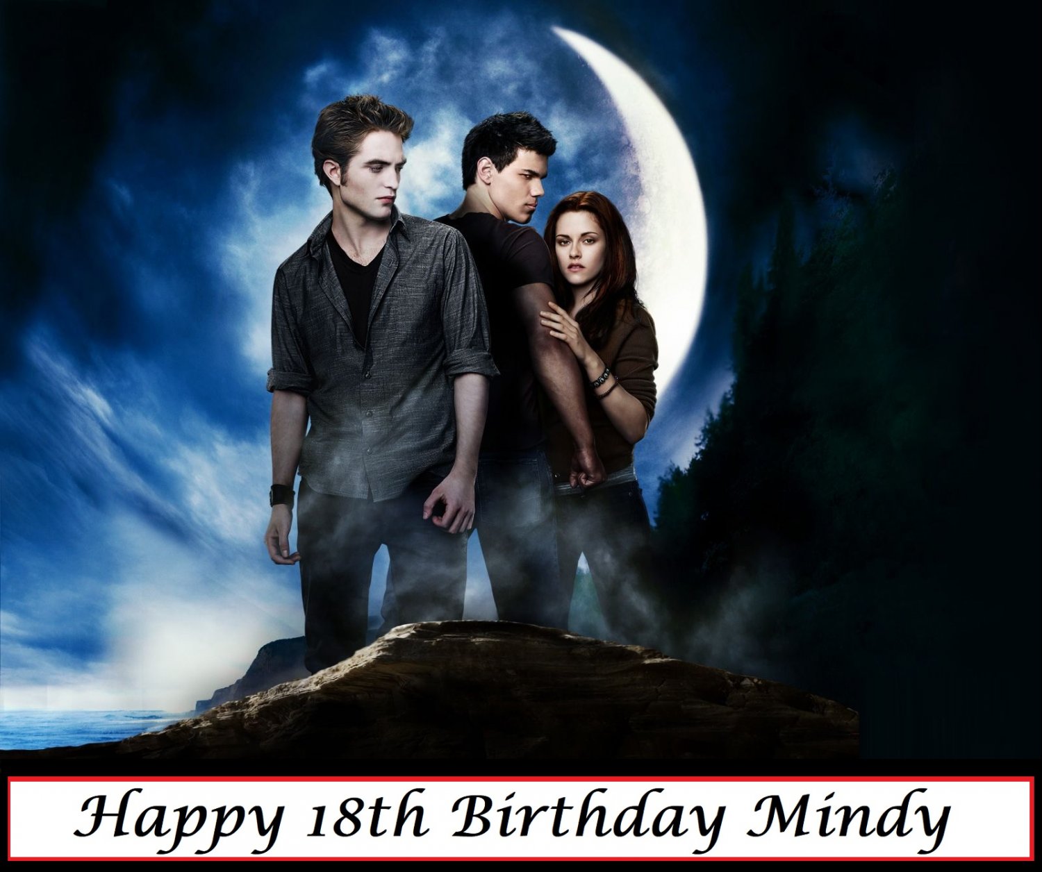 Twilight Edible image Cake topper decoration