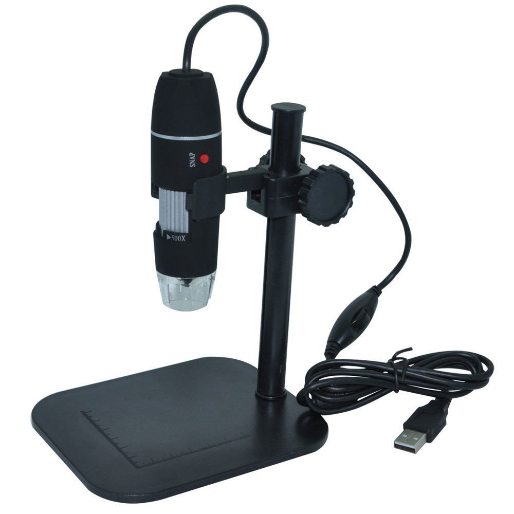 500X 2.0MP 8 LED Zoom Digital USB Microscope Magnifier Endoscope Camera ...