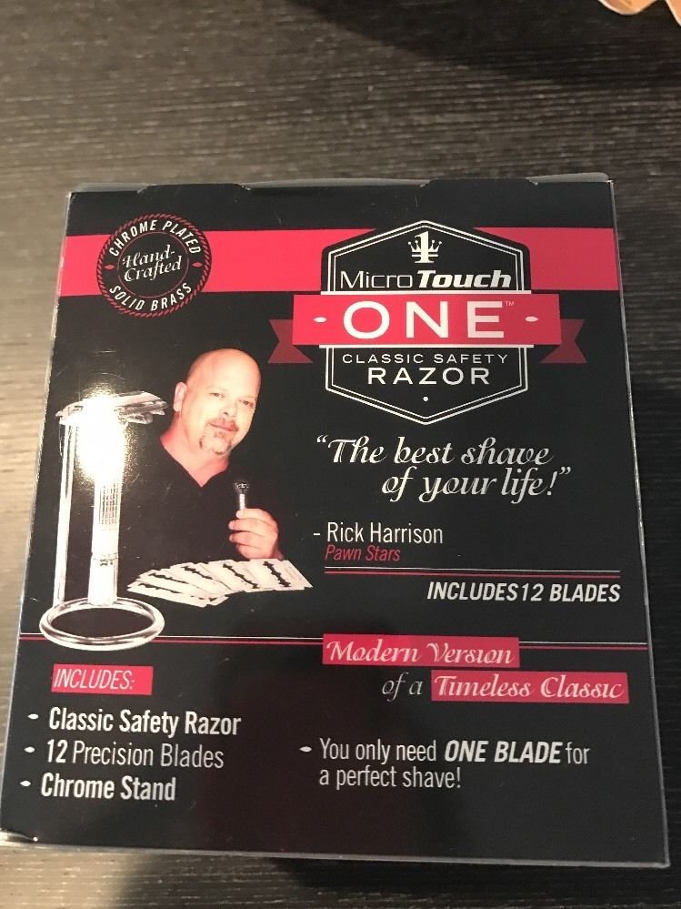 Micro Touch Safety Razor Chrome - As Seen on TV