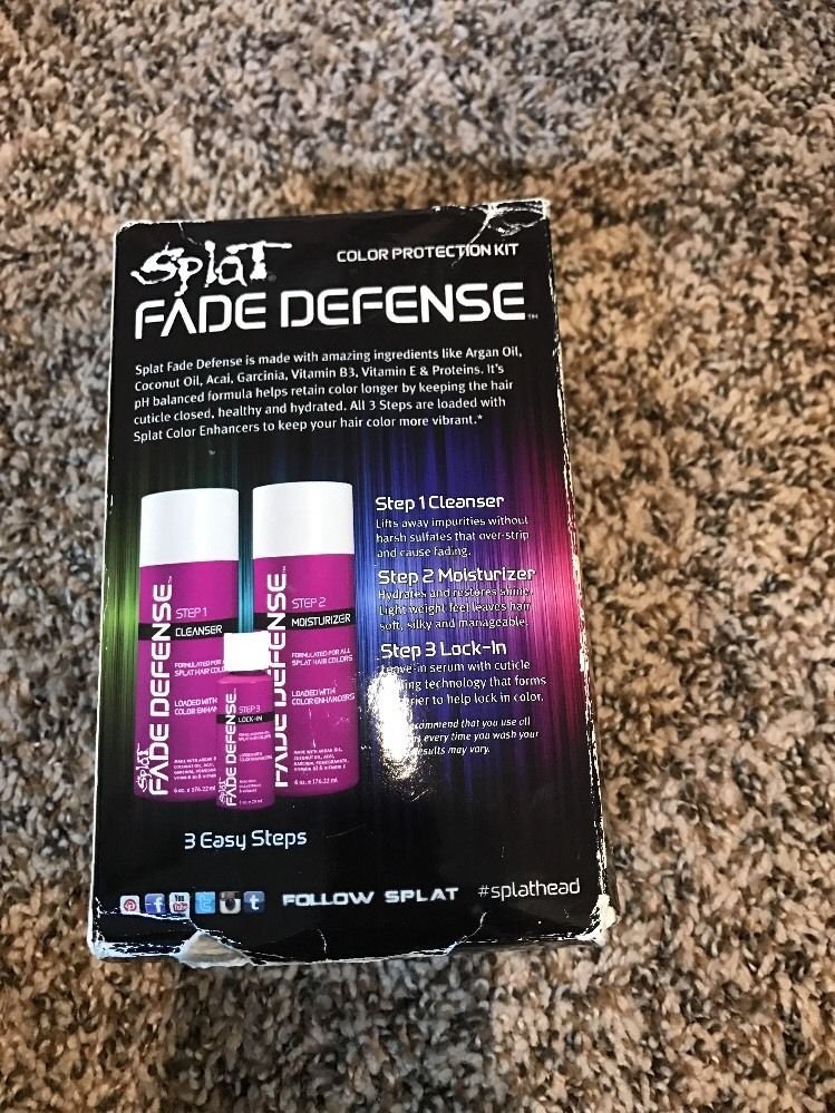 Splat Fade Defense Color Protection Kit Factory Sealed