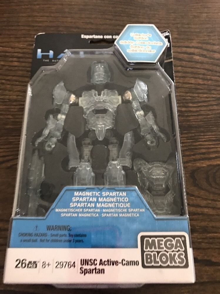 Mega Bloks HALO UNSC Active-Camo Spartan Collector's Edition 29764 - 26 ...