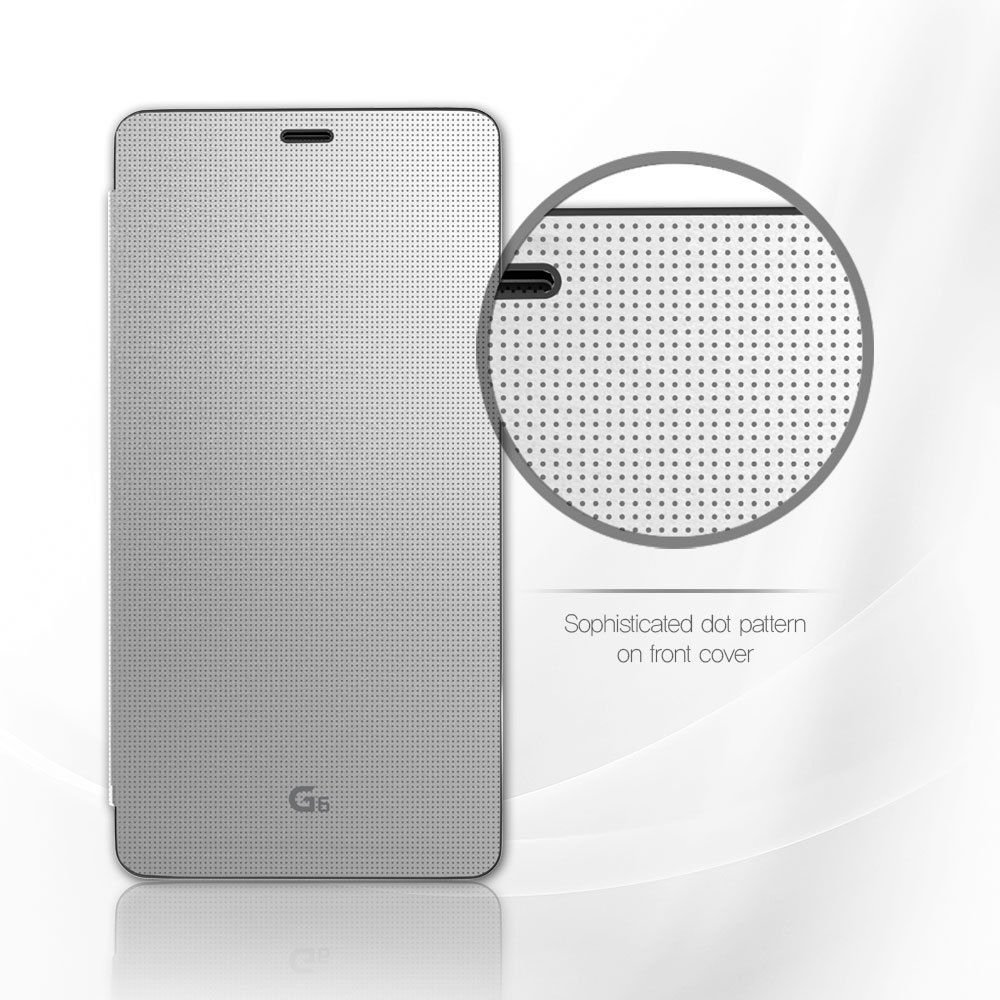 VOIA LG G6 Quick Window View PU Flip Case with FREE Bullet Proof Film ...