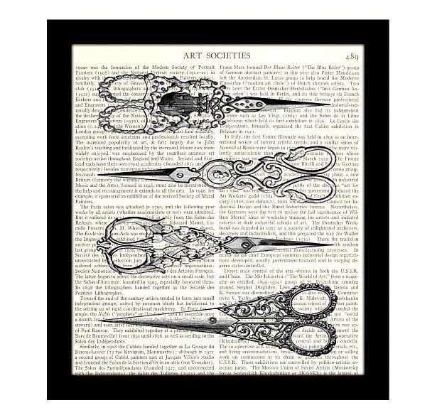 Dictionary Art Print Victorian Scissors 8 x 10 Vintage Craft Home Decor ...