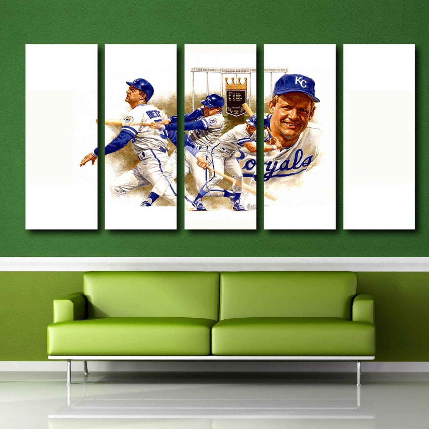Large Vintage Sign Baseball Wall Art Decal Poster Giclee Canvas ...