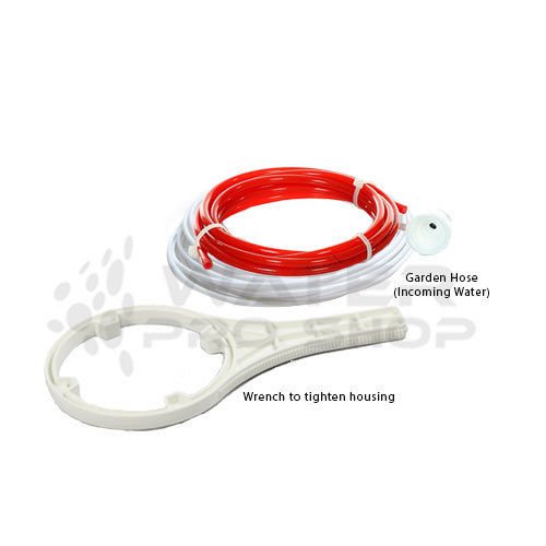 6 STAGE Aquarium Reef RO/DI SYSTEM 75 GPD MEMBRANE WITH A MANUEL FLUSH ...