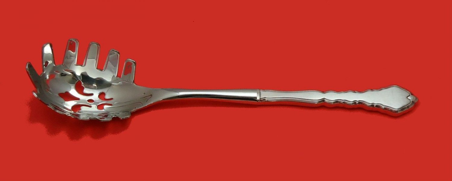 SATINIQUE ONEIDA STAINLESS PASTA SERVER CUSTOM MADE