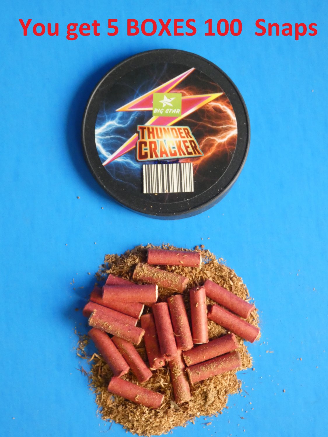 100 Adult Party Poppers (5 Boxes!) Thunder Or Mandarin Snaps SUPER LOUD ...