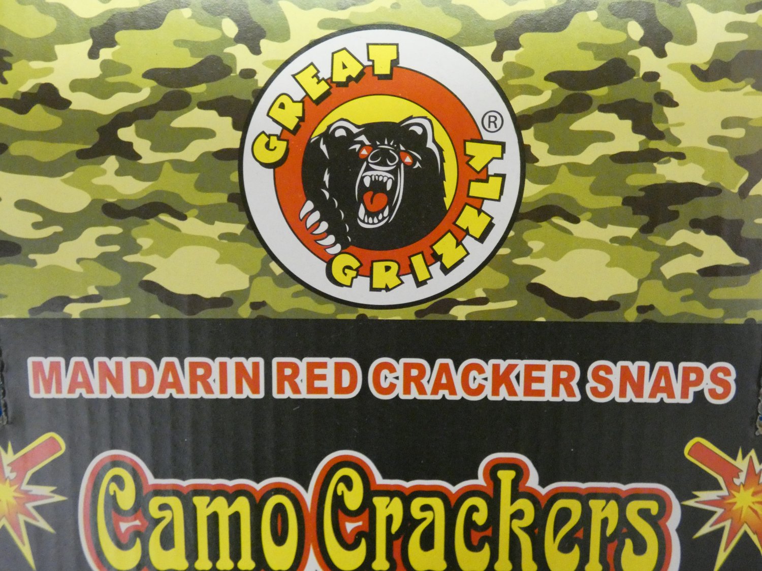 300 pc Camo Crackers Mandarin Adult Party Poppers 15 Boxes! Red Party ...