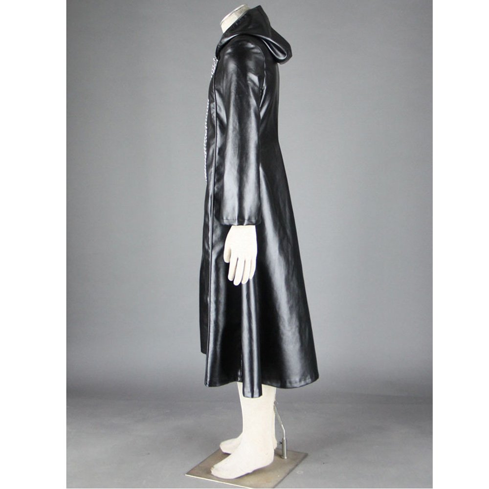 Kingdom Hearts Organization XIII Roxas Leather Jacket Hooded Coat ...