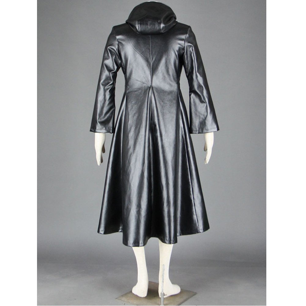 Kingdom Hearts Organization XIII Roxas Leather Jacket Hooded Coat ...