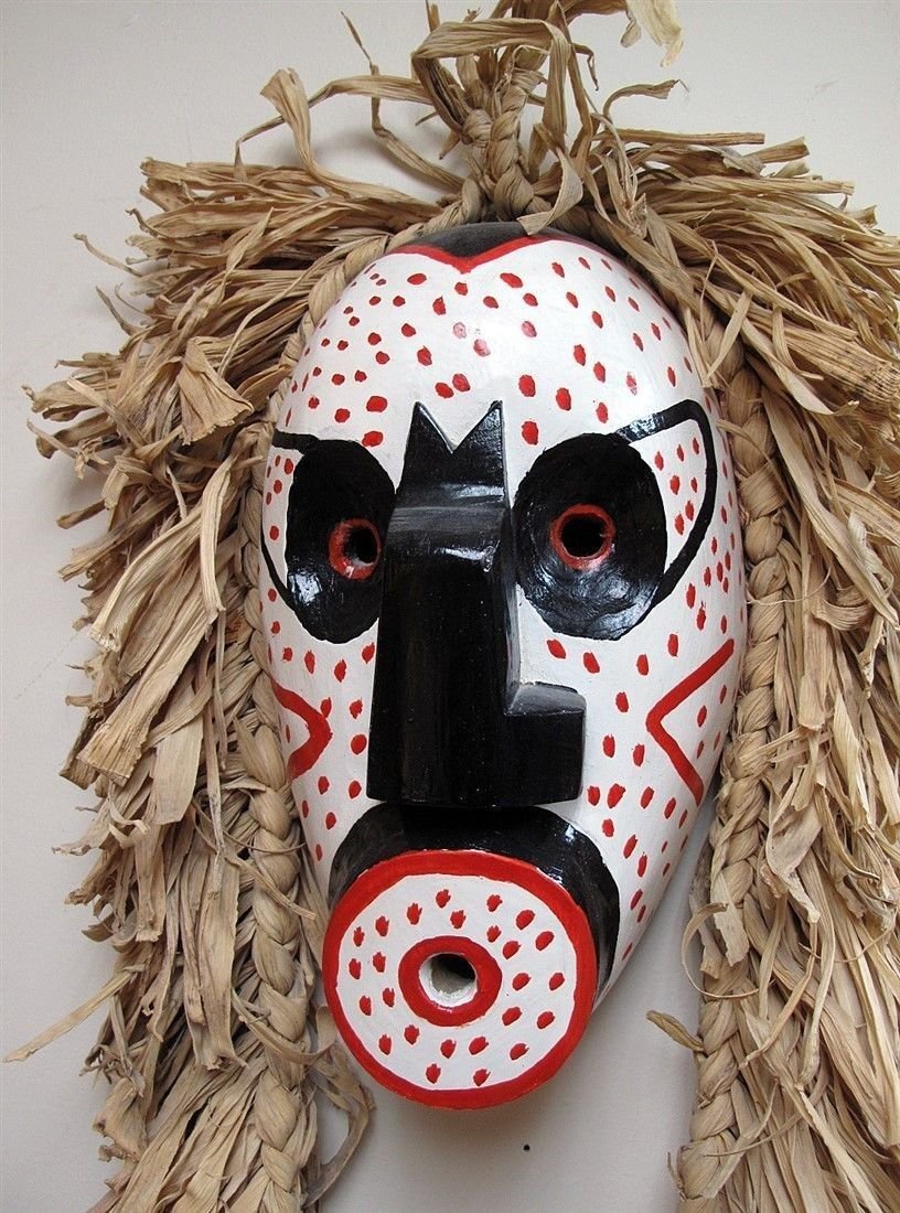 Northwest Coast First Nation Native SMALLPOX MASK superb Indigenous Art