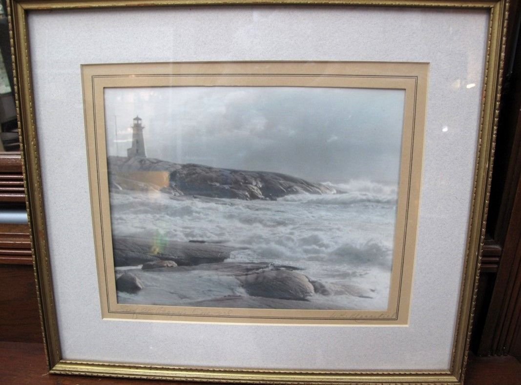 Wallace R MacAskill Original Photograph Seas Off Peggy's Cove Nova ...