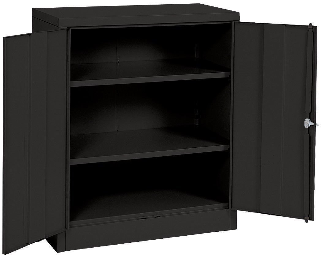 Counter Height Cabinet Steel Storage 36 Inch Wide 42 Inch High 18 Deep ...