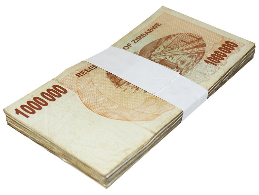 Zimbabwe 1 Million Dollars Bearer Cheque X 50 PCS,2008,Circulated,Half ...