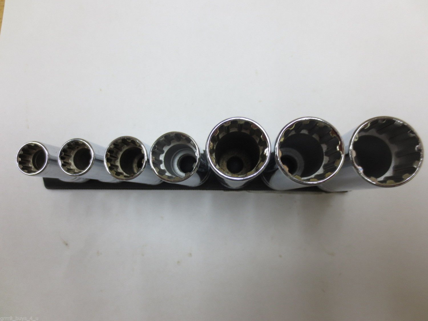 SK 1867, 7 pc., 3/8" drive, Deep, Universal Spline, Metric Socket Set ...