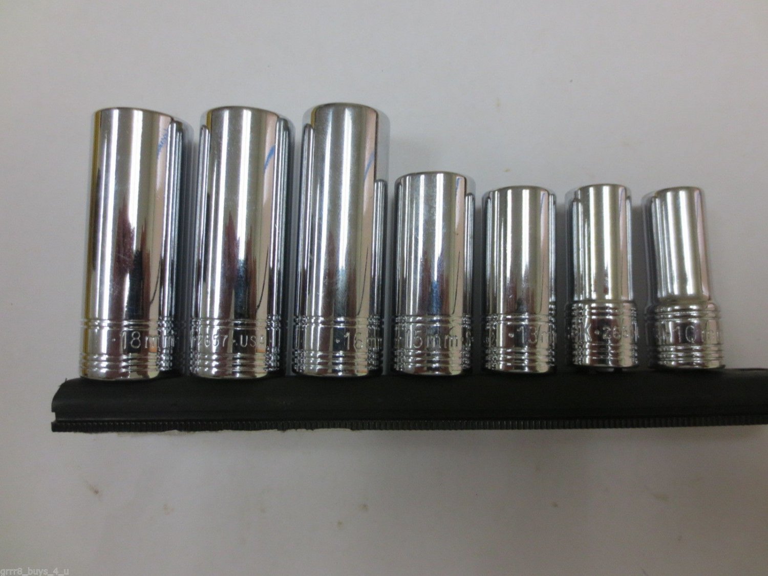 SK 1867, 7 pc., 3/8" drive, Deep, Universal Spline, Metric Socket Set ...