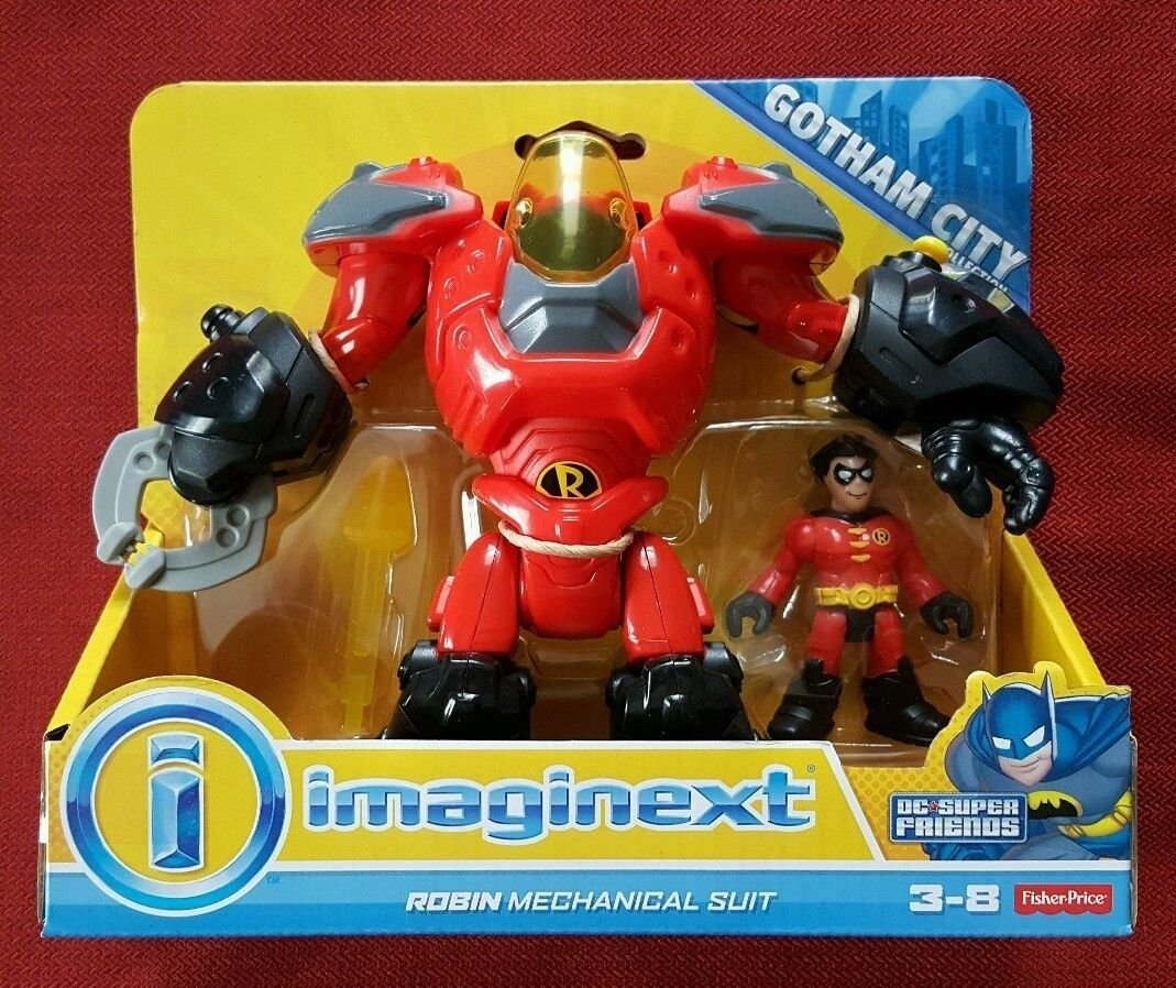 Imaginext ROBIN Mechanical Suit - Gotham City Collection, Fisher-Price