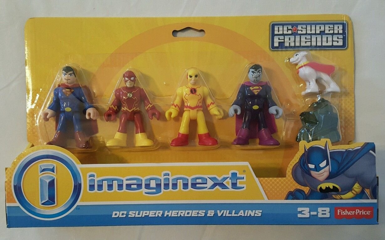 Fisher Price Imaginext Batman DC Super Heroes & Villains Pack - Bizarro ...
