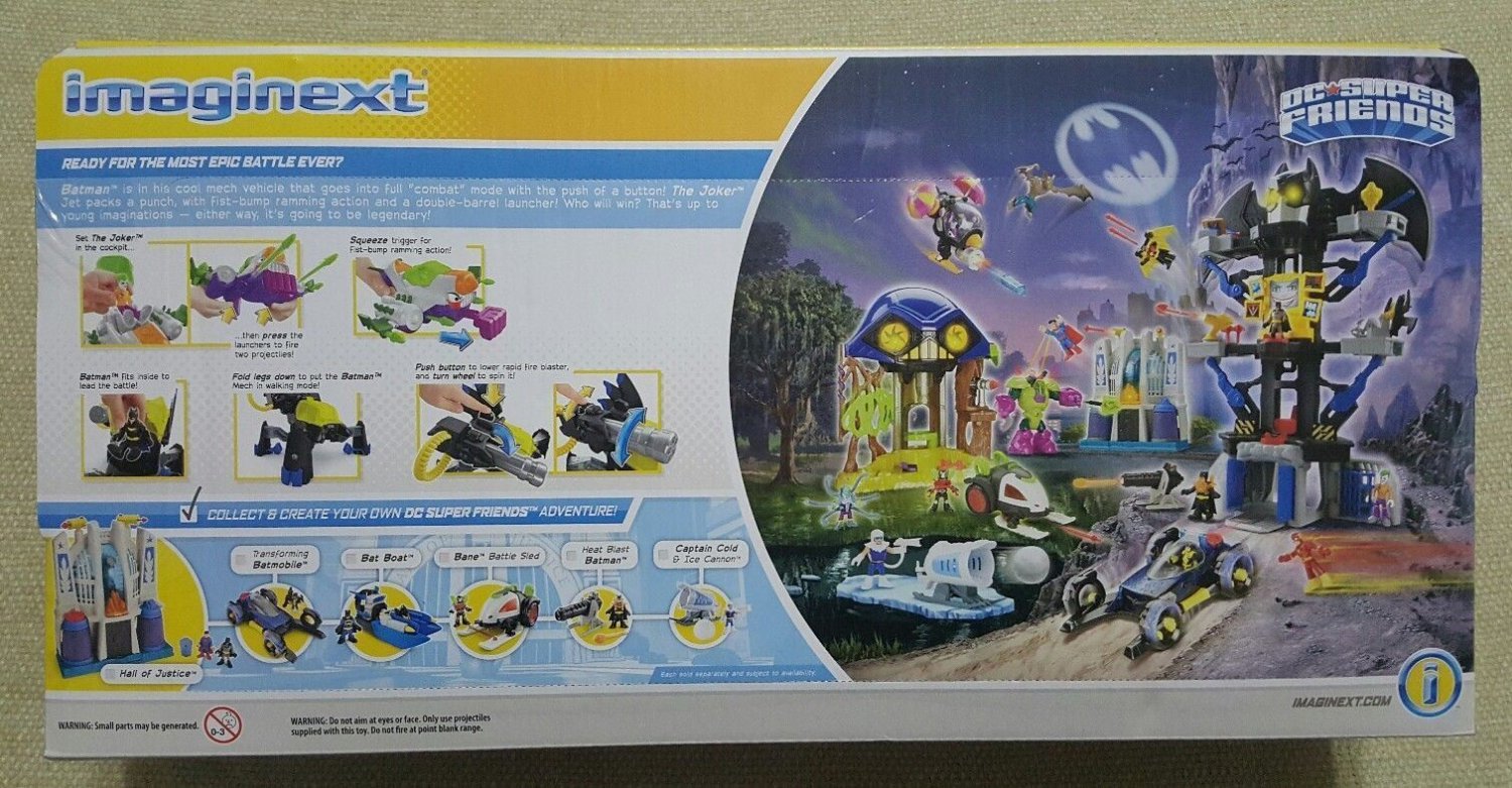 Fisher Price - Imaginext Batman Mech & The Joker Jet Plane - DC Super ...
