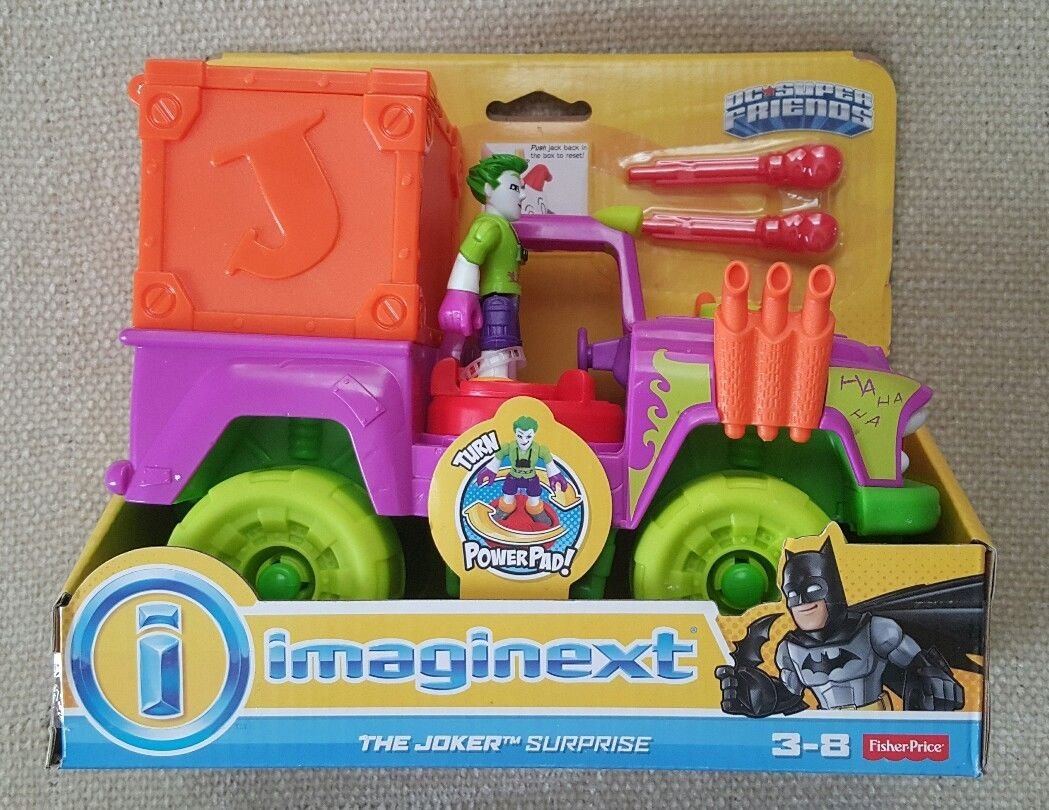 Imaginext - The JOKER Surprise - Fisher Price - DC Super Friends ...