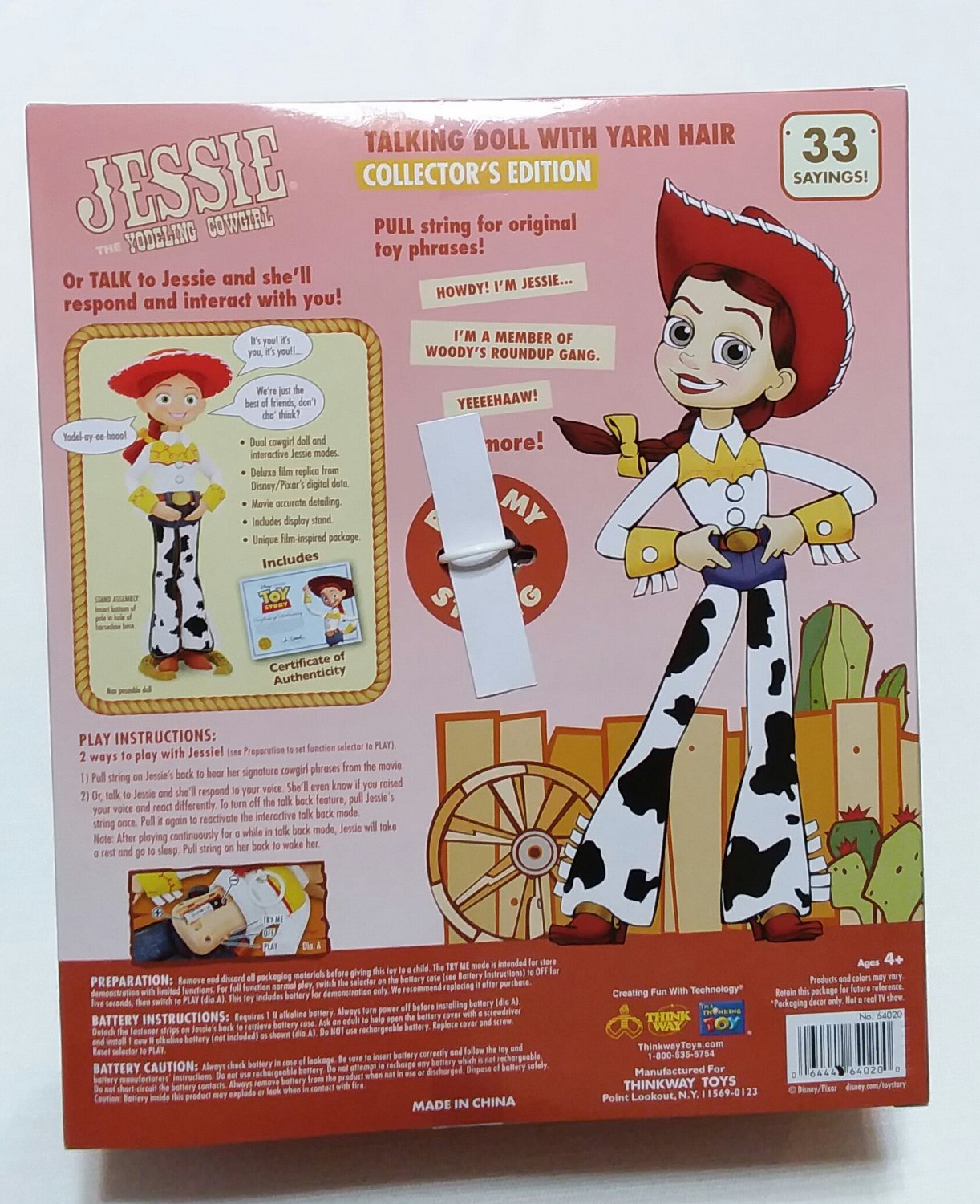 Toy Story Jessie Signature Collection Talking Doll