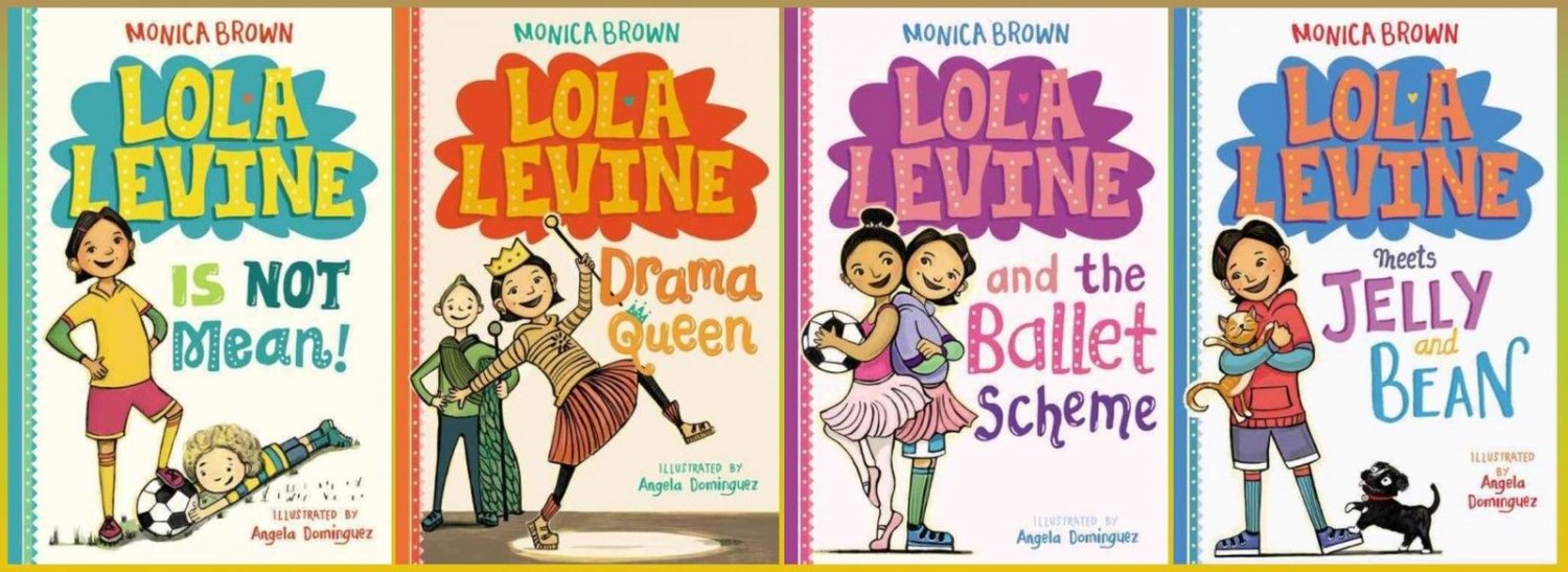 Lola Levine Meets Jelly Bean Series Collection Set Books 1-4 BRAND NEW!