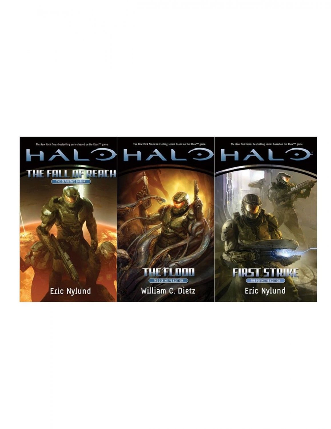 Halo 3 Book Collection Set Young Adult Action Adventure Science Fiction ...