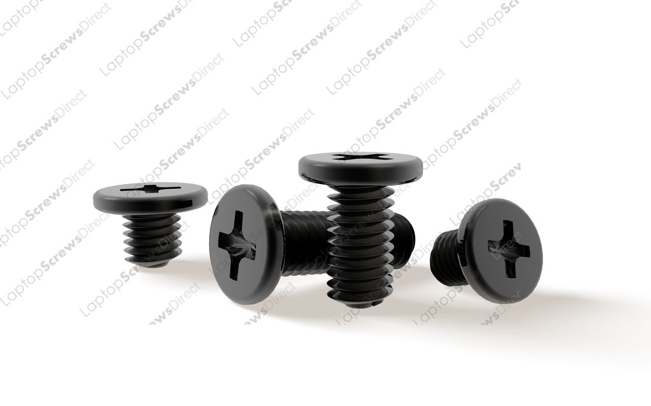 36 Black Zinc Laptop Screws M3x3 M2x3 M2.5x5 M2.5x8 NEW
