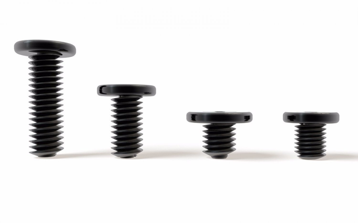 36 Black Zinc Laptop Screws M3x3 M2x3 M2.5x5 M2.5x8 NEW