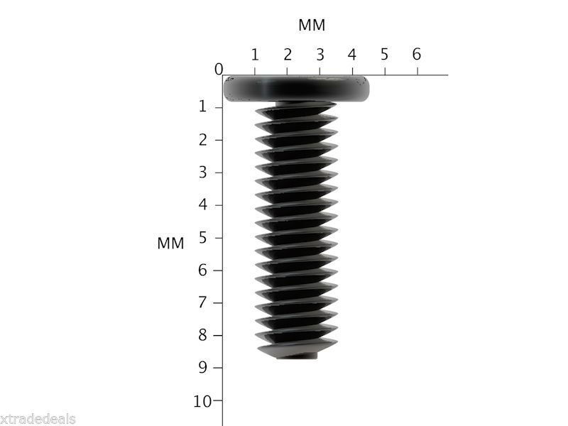 12x M2.5 X 8mm Screw Dell Hp Acer Gateway Samsung Laptop Screws Fixings