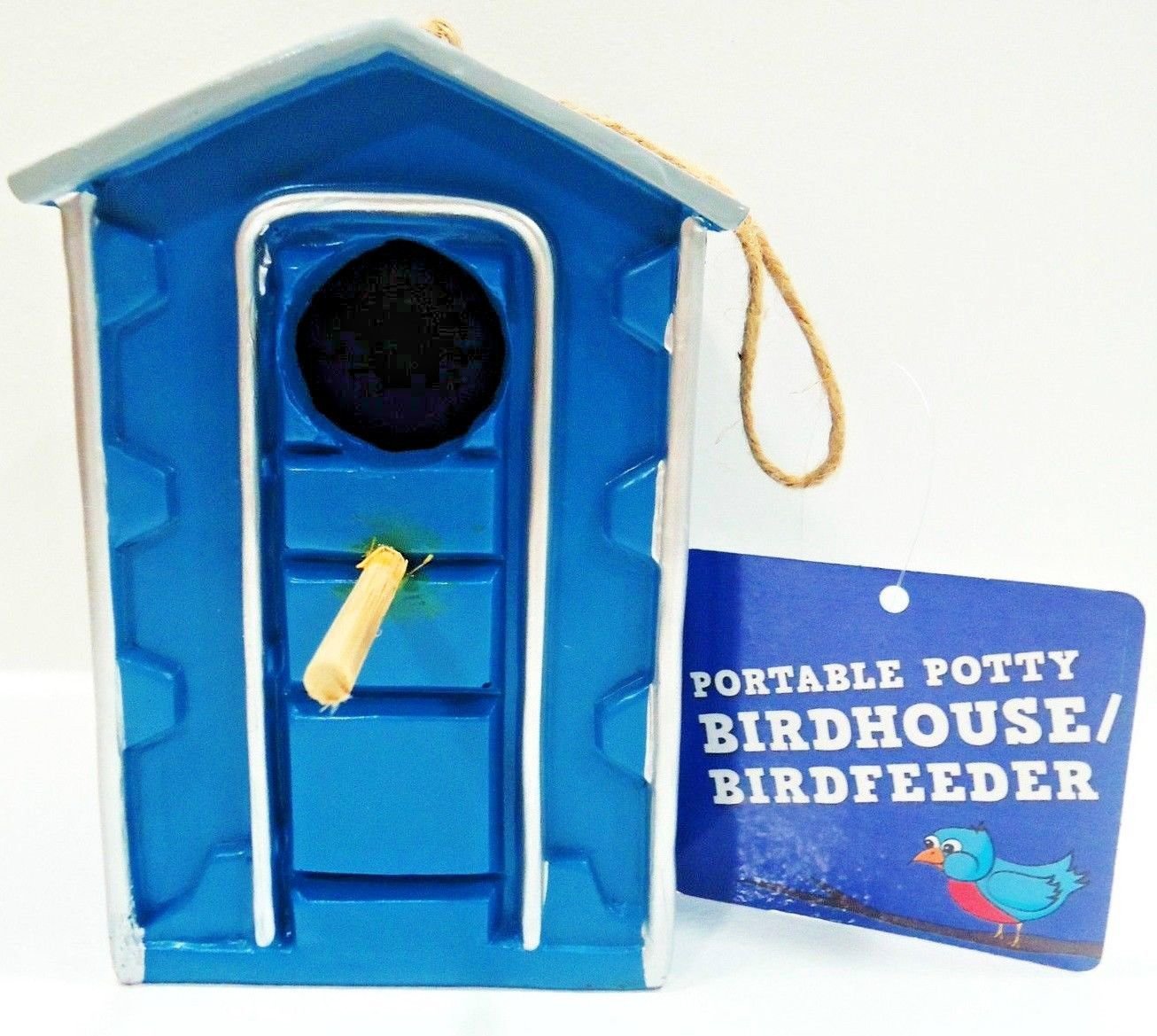 PORTABLE - POTTY - BIRD HOUSE - BIRD FEEDER - BRAND NEW - OUTHOUSE ...