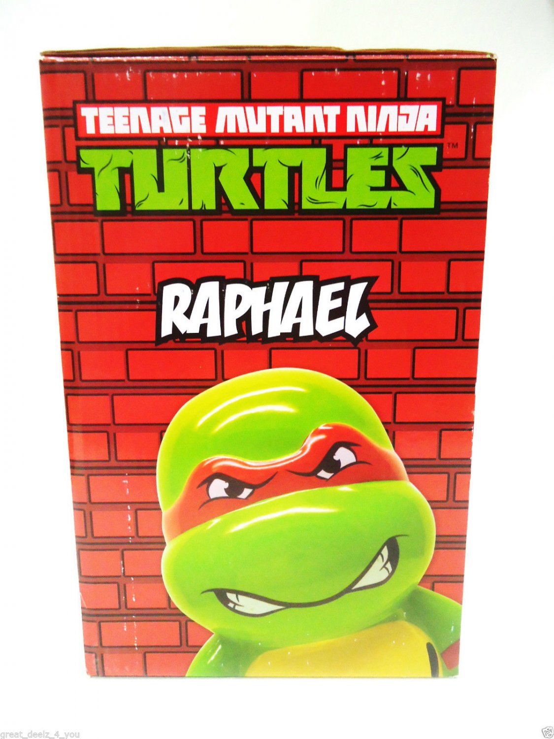 TEENAGE MUTANT NINJA TURTLES - RAPHAEL - CERAMIC - PIGGY - COIN - BANK ...