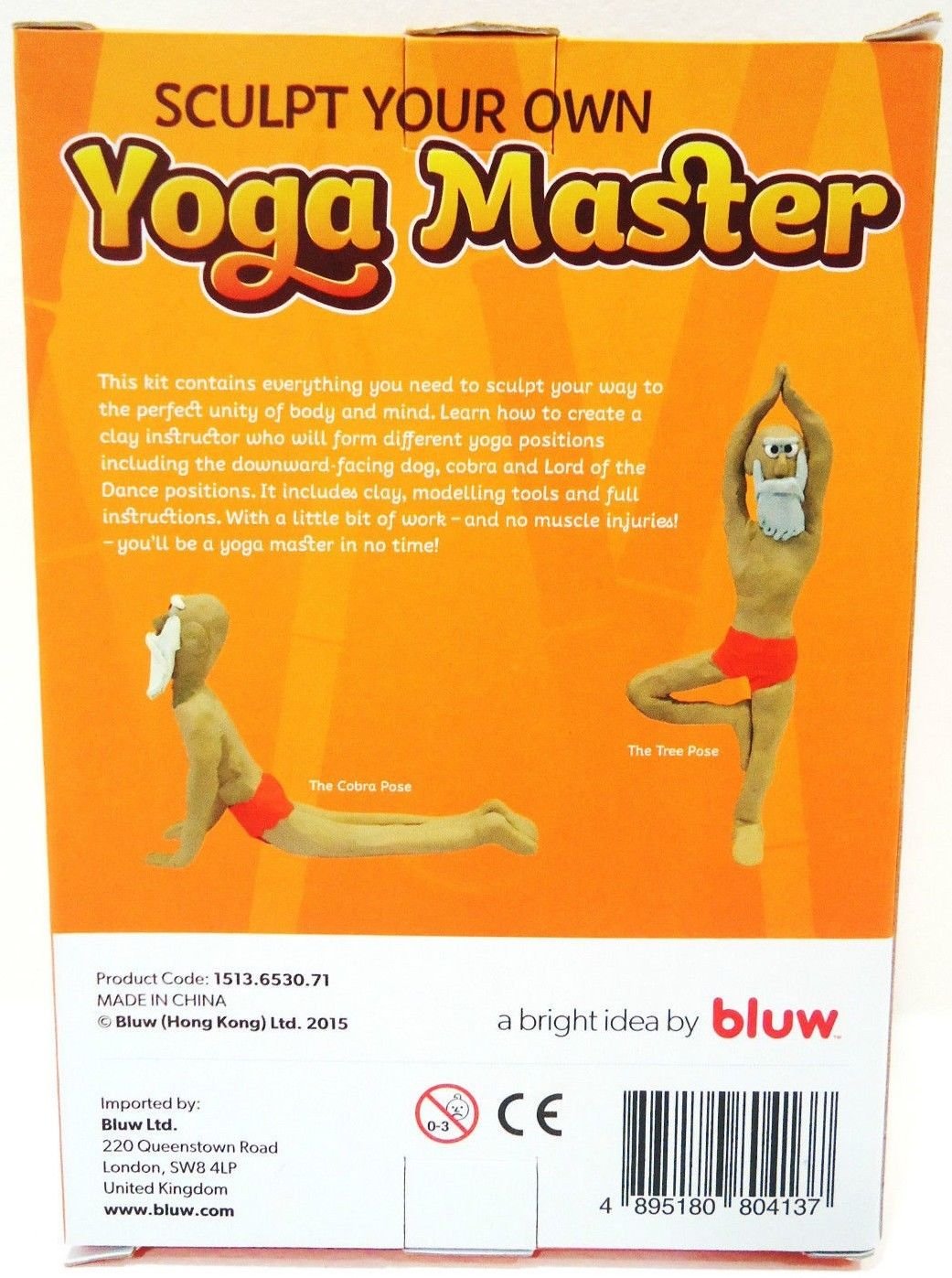 BLUW - SCULPT YOUR OWN YOGA MASTER - CLAY - MODELING - KIT - NEW ...