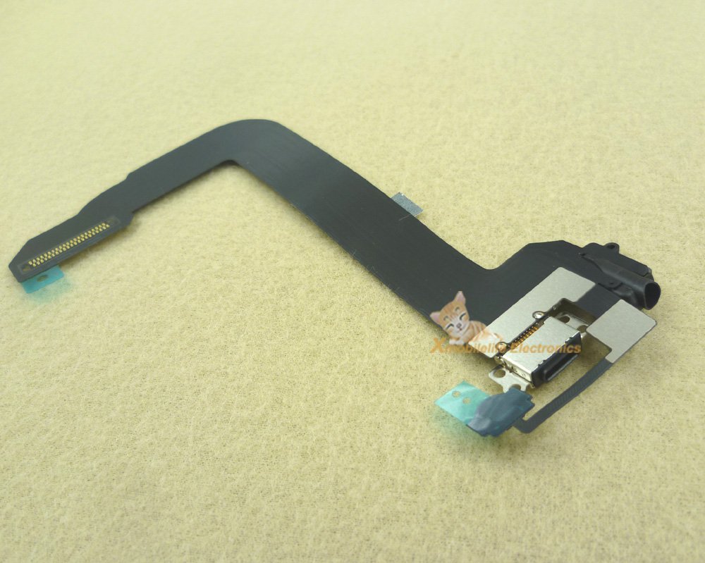 Black Headphone Audio Jack Home Button Charging Dock Port Flex Cable ...