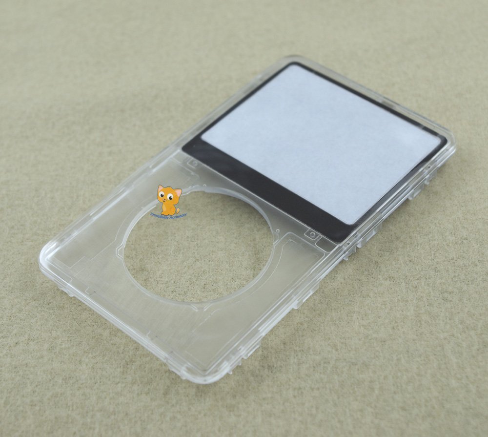 Transparent Clear Plastic Front Faceplate Cover Housing Case for iPod ...