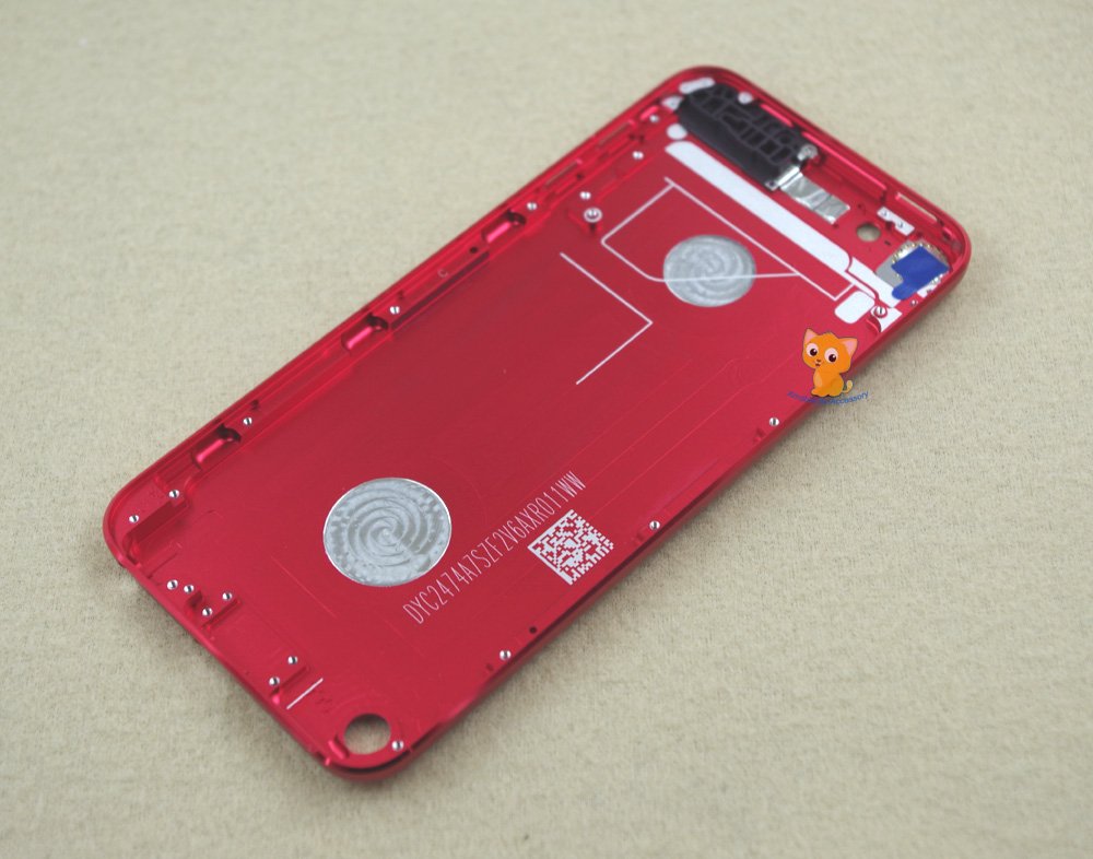 Red Metal Back Rear Case Housing Cover Shell for iPod Touch 5th gen ...