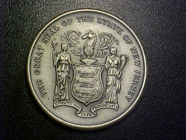 THE GREAT SEAL OF THE STATE OF NEW JERSEY TOKEN! BB37TXX
