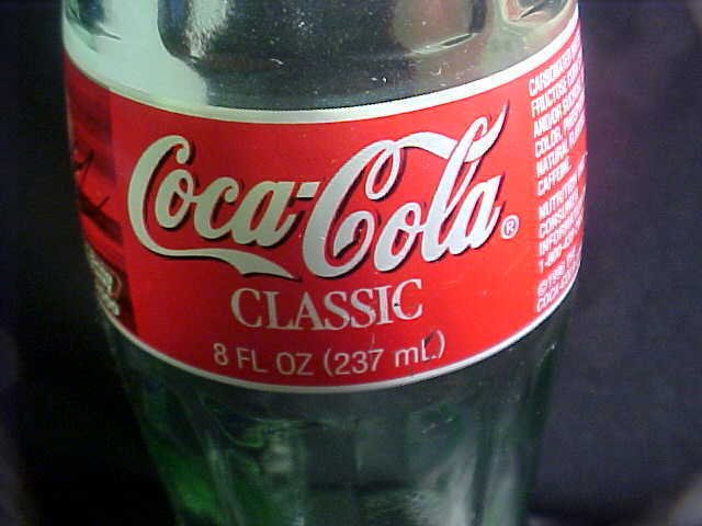 TONY STEWART COCA-COLA CLASSIC BOTTLE 8 FL OZ (237 ML) - R113ZZ