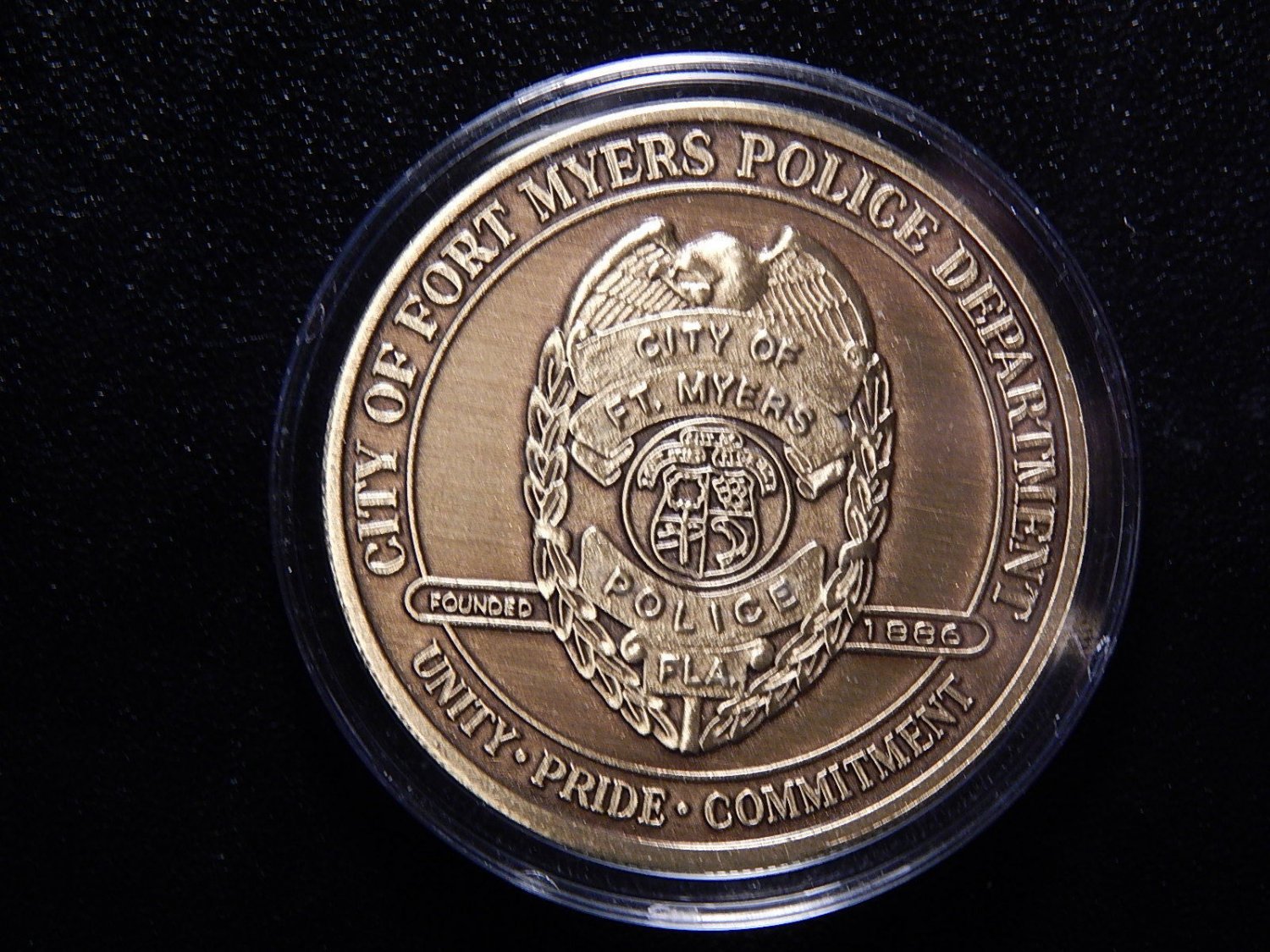 CITY OF FORT MYERS POLICE DEPARTMENT TO PROTECT AND SERVE TOKEN ...