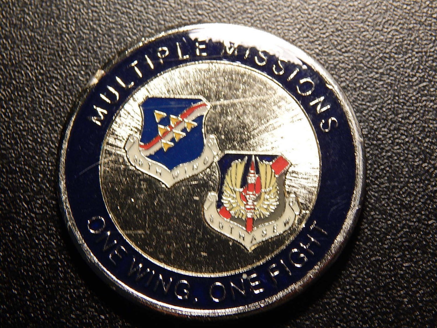 MULTIPLE MISSIONS ONE WING ONE FIGHT 39TH WING CHALLENGE COIN! OO120DHS1