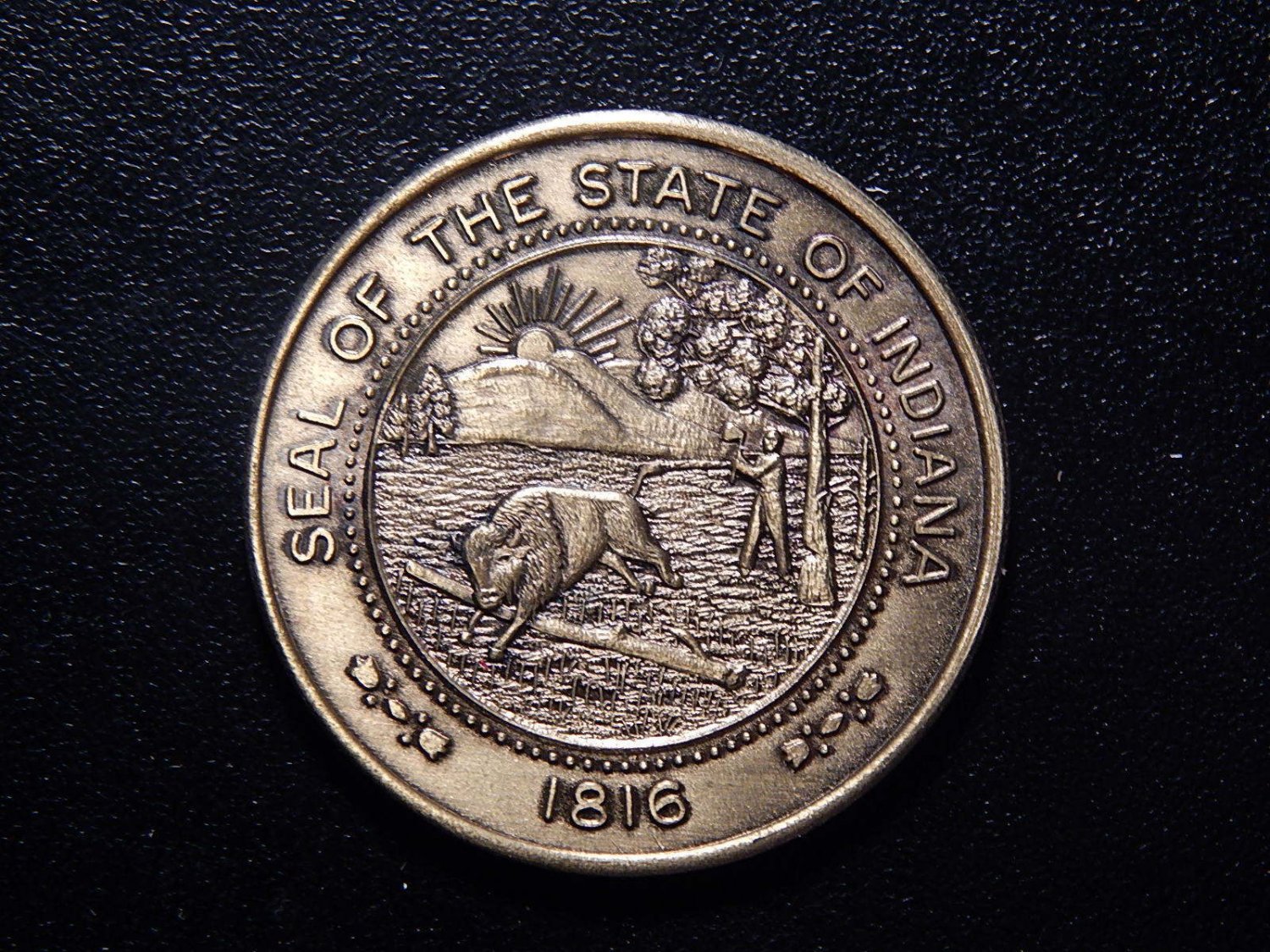 SEAL OF THE STATE OF INDIANA TOKEN! KK213USC2