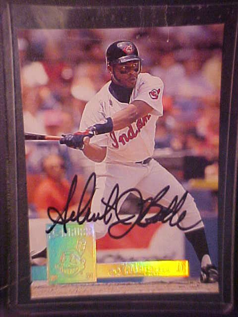 ALBERT BELLE ORIG SIGNED AUTOGRAPH 1994 DONRUSS SPECIAL EDITION # 71 ...