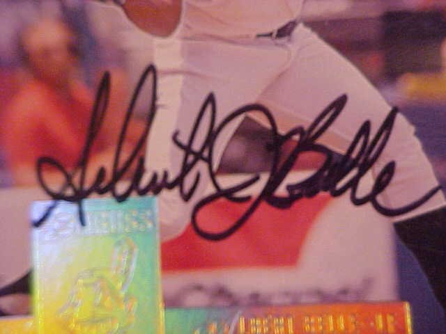 ALBERT BELLE ORIG SIGNED AUTOGRAPH 1994 DONRUSS SPECIAL EDITION # 71 ...