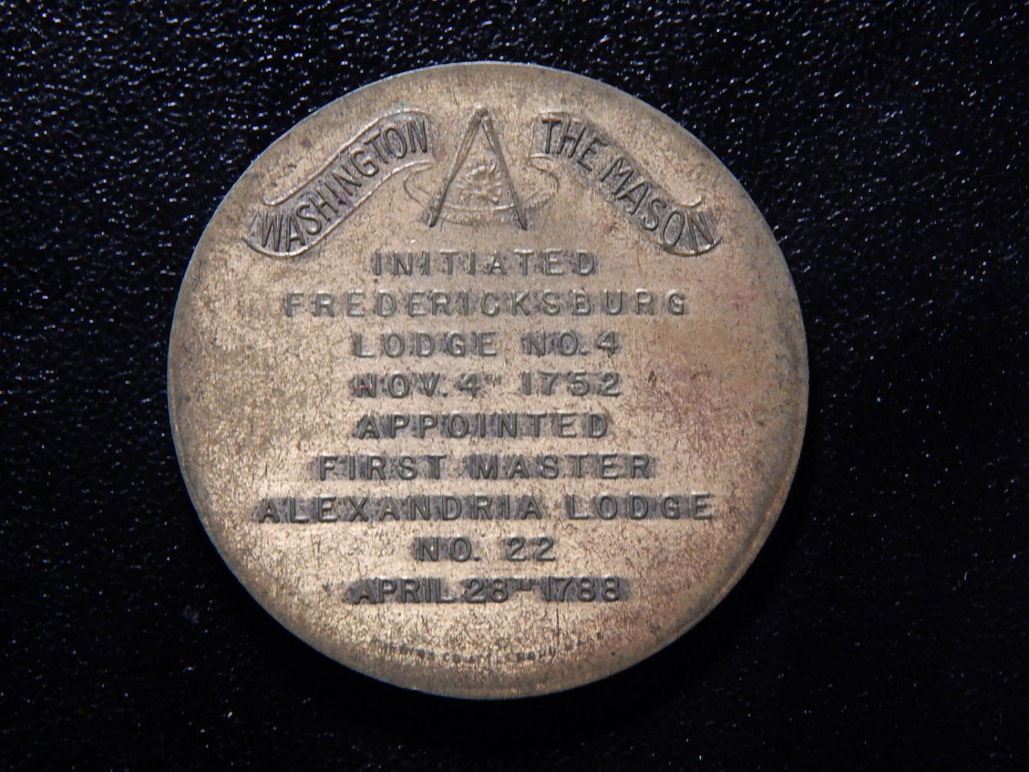 THE GEORGE WASHINGTON MASONIC NATIONAL MEMORIAL TOKEN! - PP113CDC