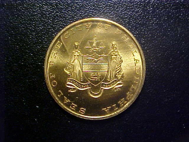 SEAL OF THE CITY OF PHILADELPHIA TOKEN! II129UXX
