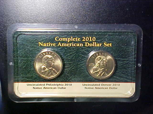 COMPLETE 2010 NATIVE AMERICAN DOLLAR SET! - Y187XX