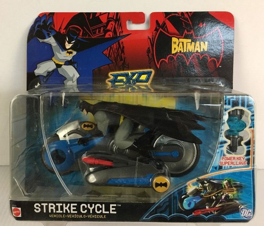 The Batman EXP Strike Cycle DC Mattel J1933 - Brand New