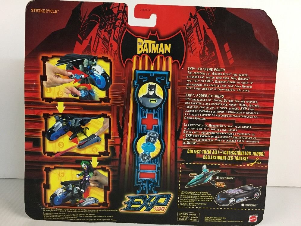 The Batman EXP Strike Cycle DC Mattel J1933 - Brand New