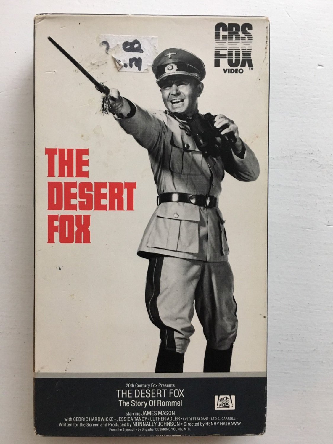 The Desert Fox (VHS, 1991) James Mason